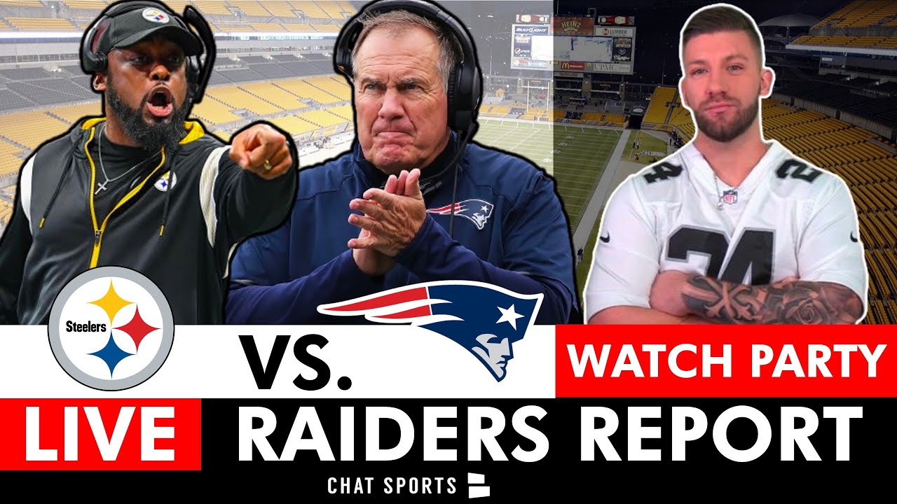 Steelers vs. Patriots Live Stream Scoreboard, Raiders Report TNF | NFL ...