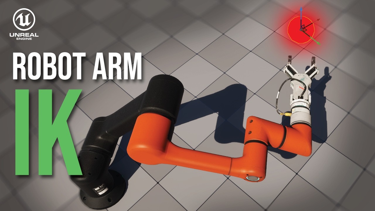 Robot Arm IK in Unreal Engine 5 – Part 2 | Control Rig & Runtime IK ...