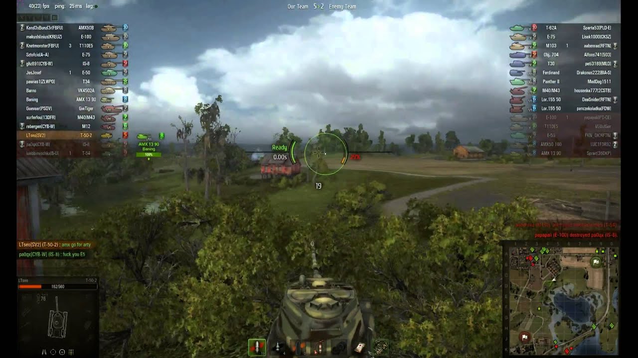 Russian T-50-0 scout tanks - World Of Tanks - YouTube