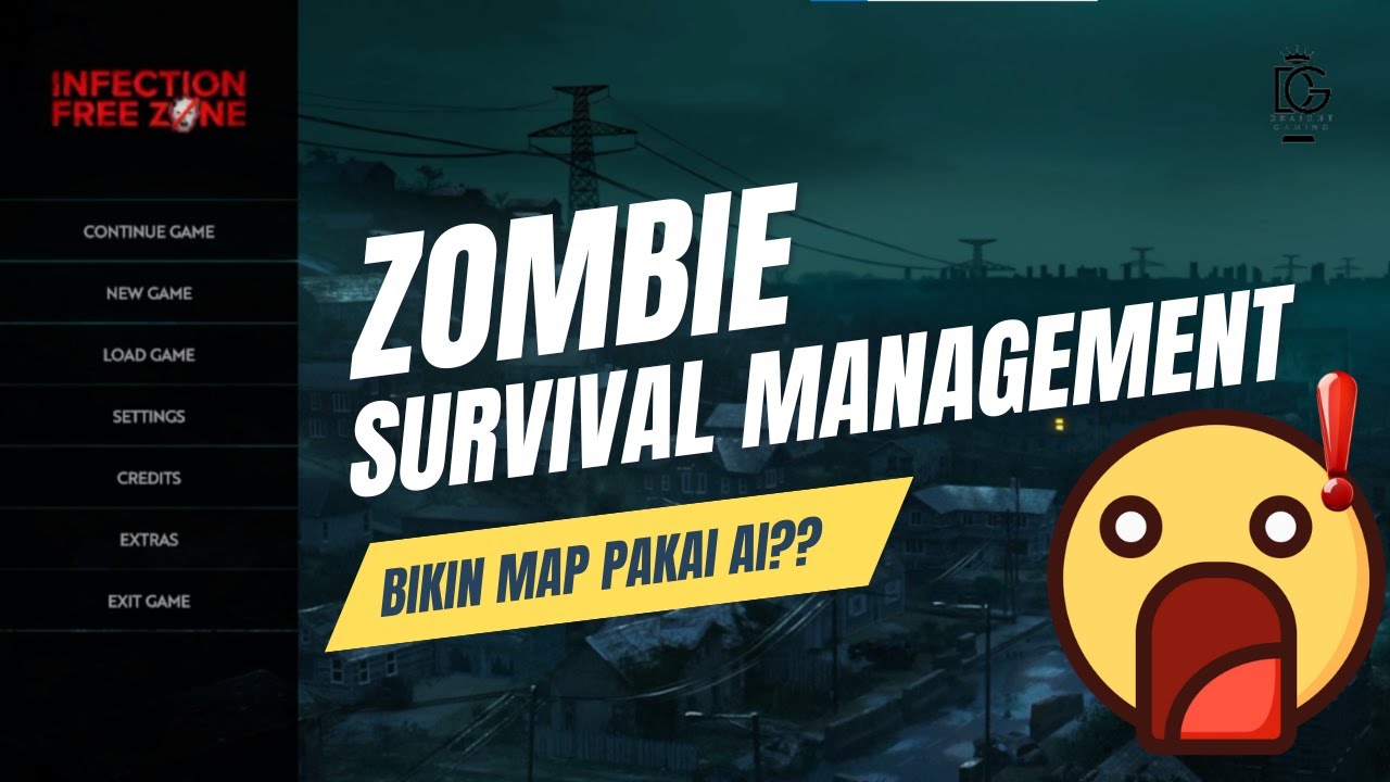 GAME ZOMBIE SURVIVAL MANAGEMENT PAKE AI UNTUK BIKIN MAP? - YouTube