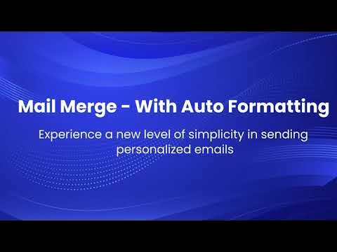 Mail Merge - With Auto Formatting - YouTube