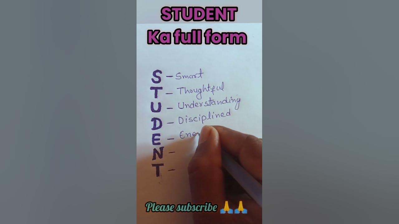 student-ka-full-form-students