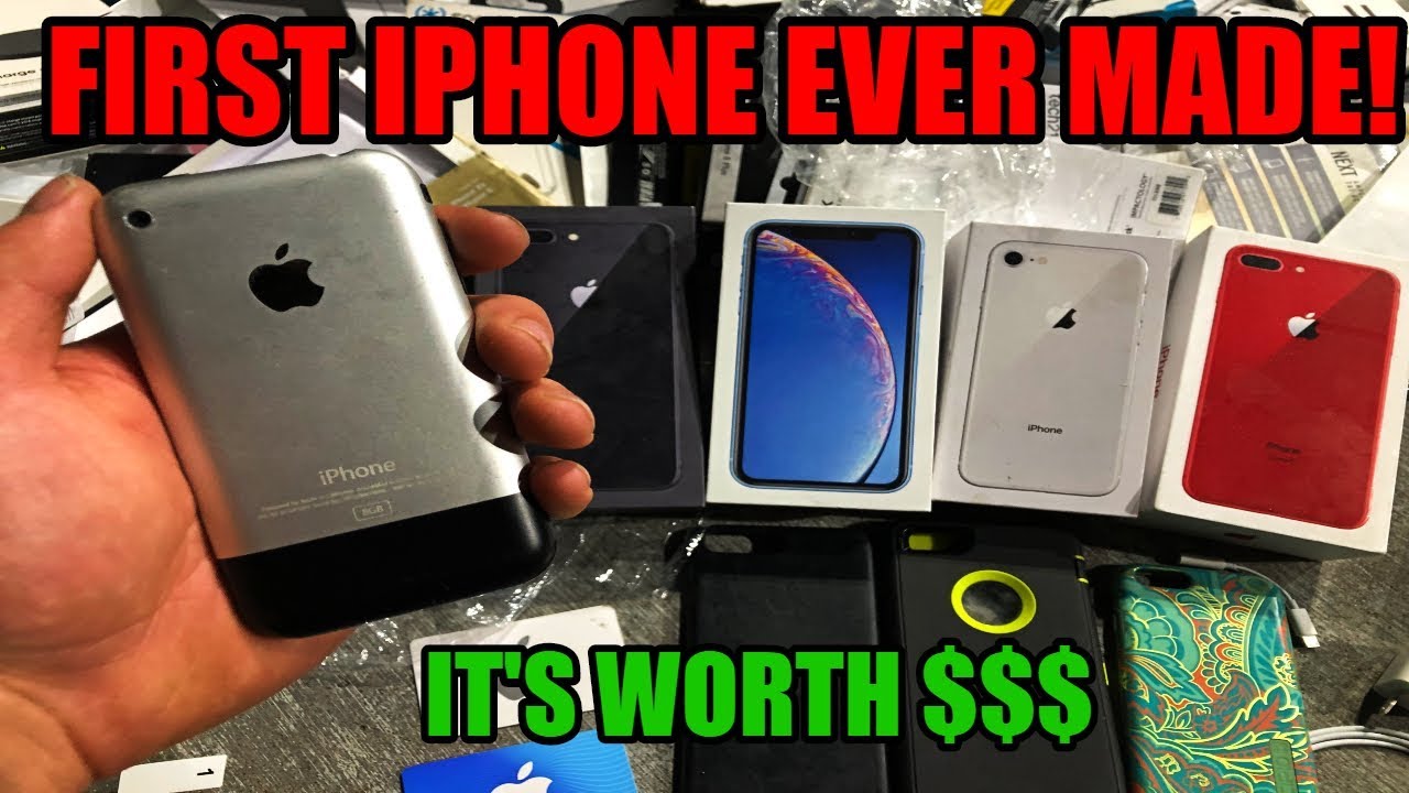 FOUND THE FIRST IPHONE EVER! RARE AND EXPENSIVE FOUND APPLE STORE ...