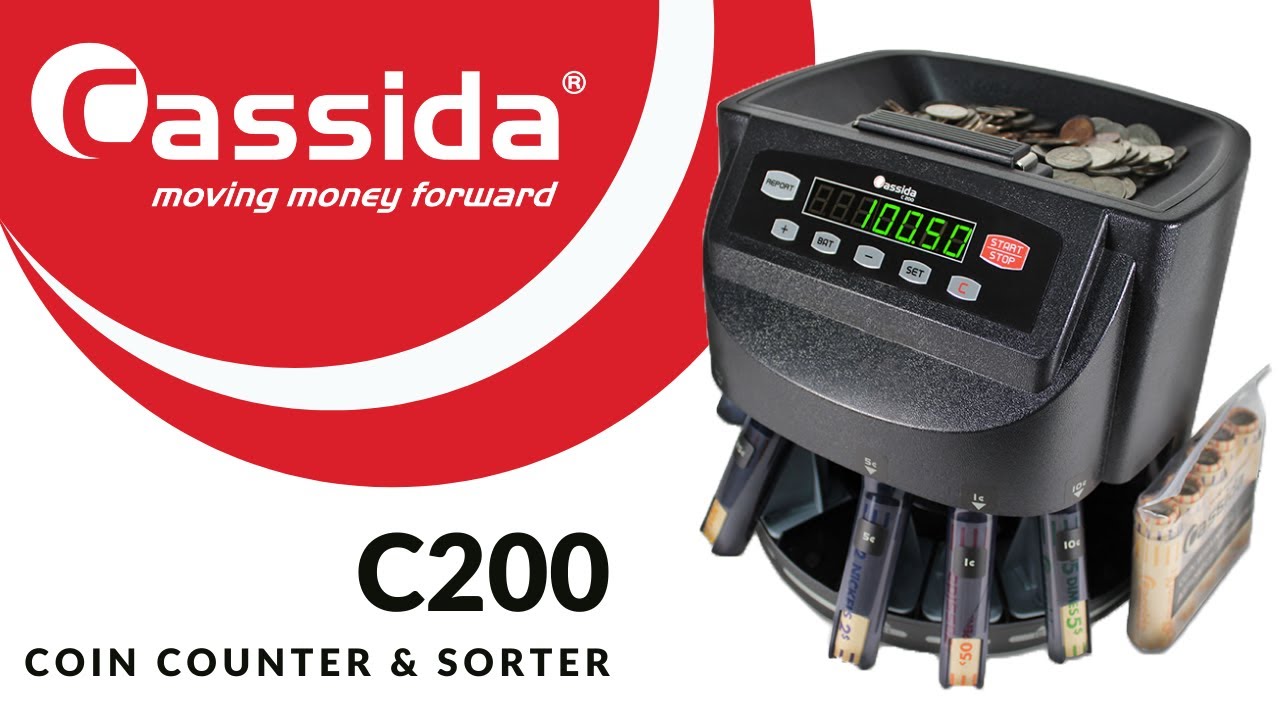 Wrapping Coins With The Cassida C200 - YouTube