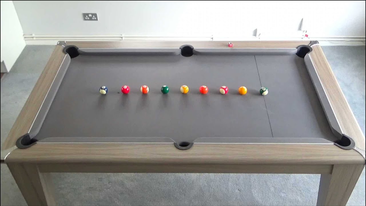 Pool/Billiards Practice drill - Line up - YouTube