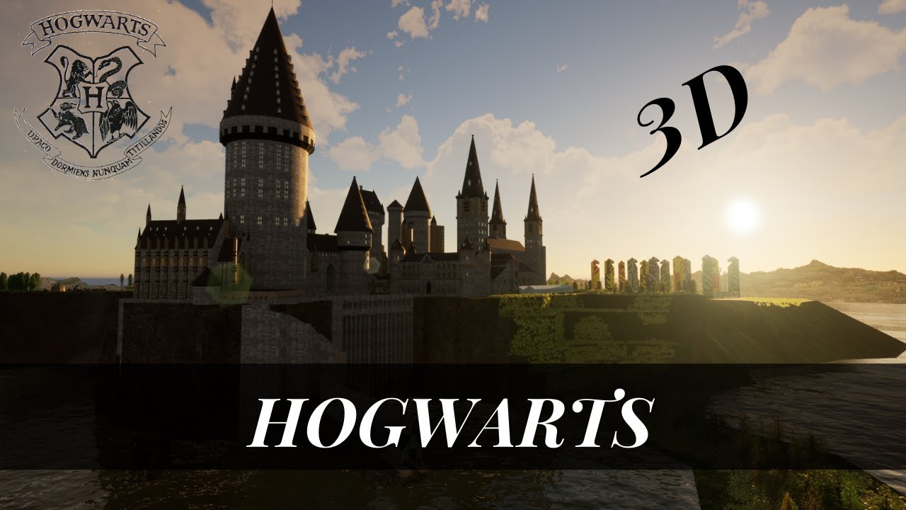 FIZ HOGWARTS EM 3D | TOUR VIRTUAL - YouTube