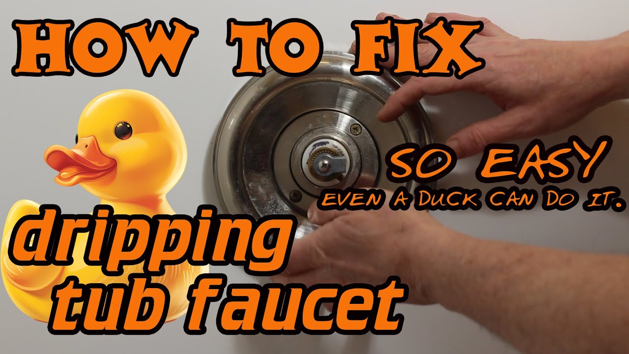 FIX DRIPPING OR LEAKING TUB FAUCET - EASY! (DIY Video) - YouTube