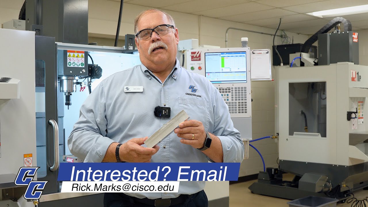 Check out the Computer Numerical Control (CNC) program at Cisco College ...