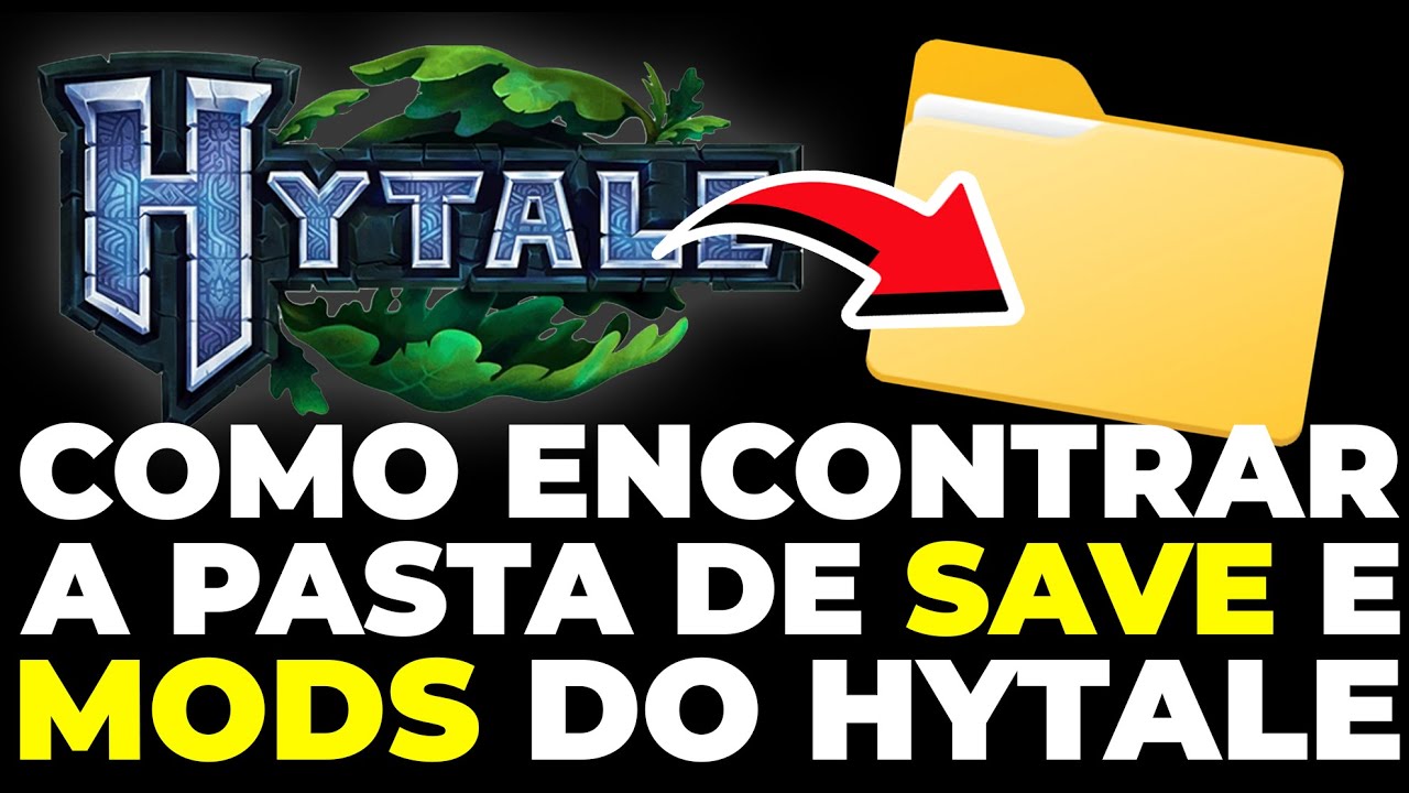 COMO ENCONTRAR A PASTA DE SAVE E MODS DO HYTALE (Rápido e Fácil) - YouTube