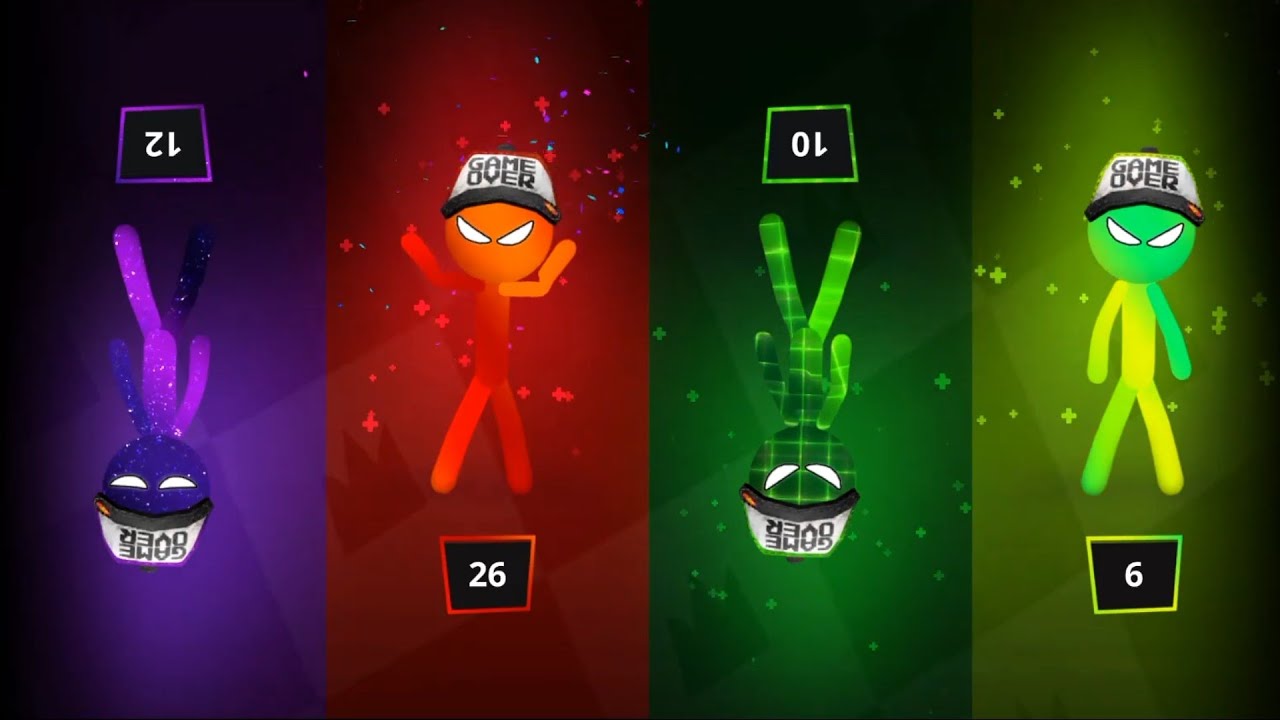 I FEEL SO COOL WEARING THIS HAT - STICKMAN PARTY 1234 PLAYER ALL MINI ...