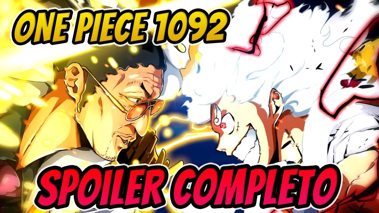 ONE PIECE 1092 SPOILER COMPLETO | CAPITULAZOO!! DA INICIO LA MEJOR ...