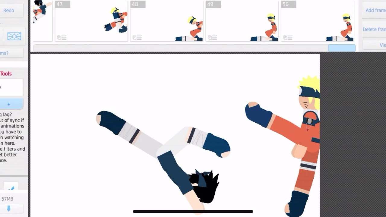 Naruto vs sasuke|sticknodes - YouTube