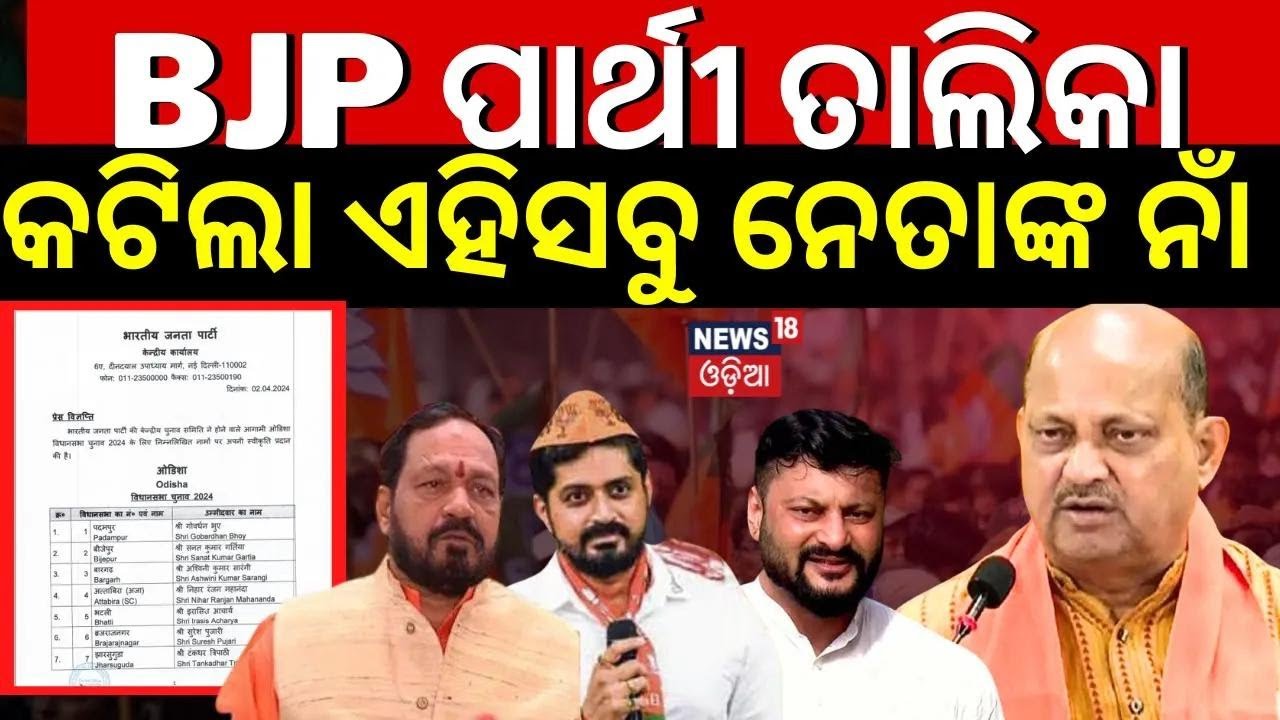 BJP Announce 2nd Candidate List For Assembly Election|Full BJP Vidhan ...