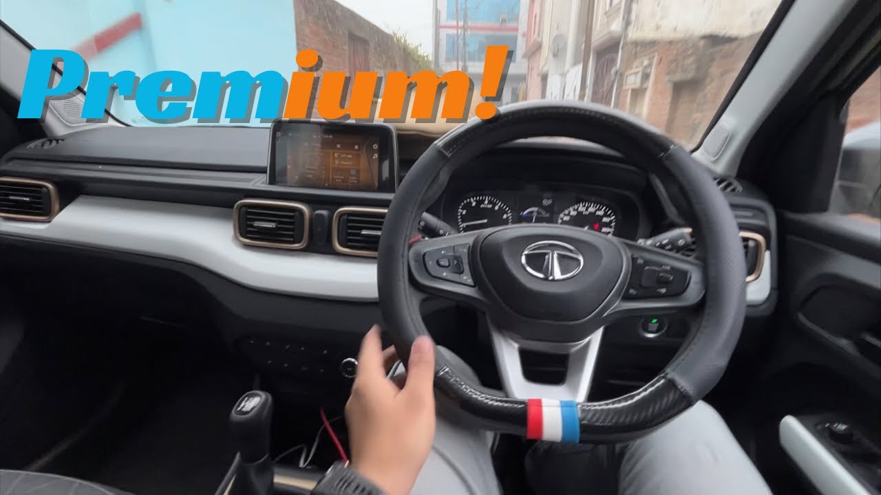 Steering Wheel Cover (D-Shape) | Tata punch - YouTube