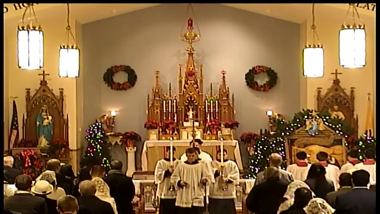 THURSDAY, Dec. 24 Vigil of the Nativity (St. Delphinus, B) 1 - YouTube