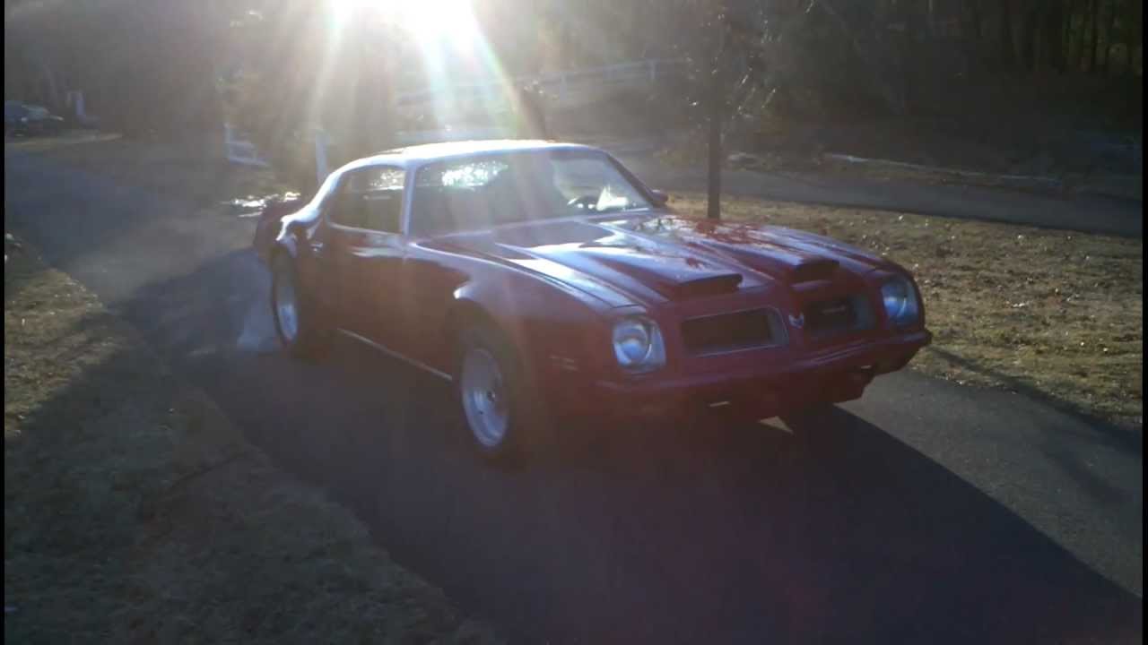 1974 pontiac firebird burnout 2 1/11/2012 - YouTube