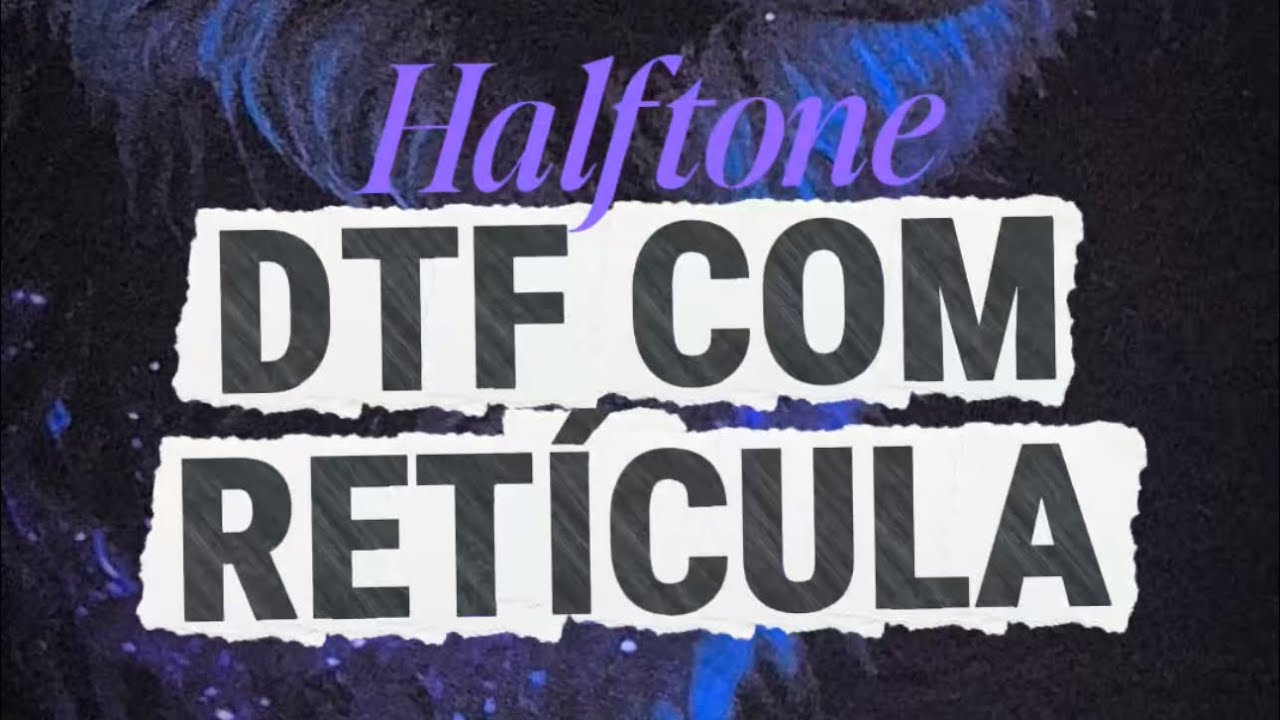 Como criar Halftone em DTF com Photoshop - YouTube