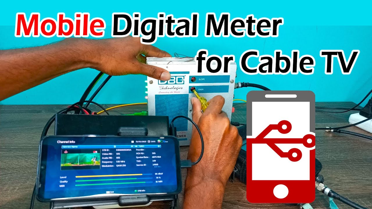 Mobile Digital Meter for Cable TV | MER Accuracy Live Testing | Low ...