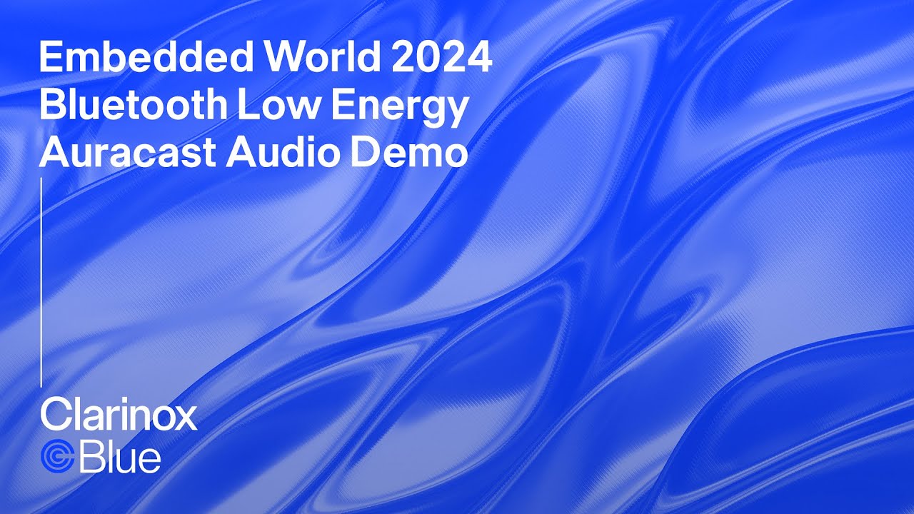Clarinox Bluetooth Low Energy Auracast Audio Demo - YouTube