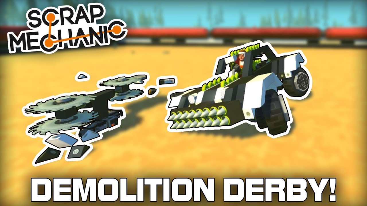 Extreme Multiplayer Demolition Derby Challenge! (Scrap Mechanic #328 ...