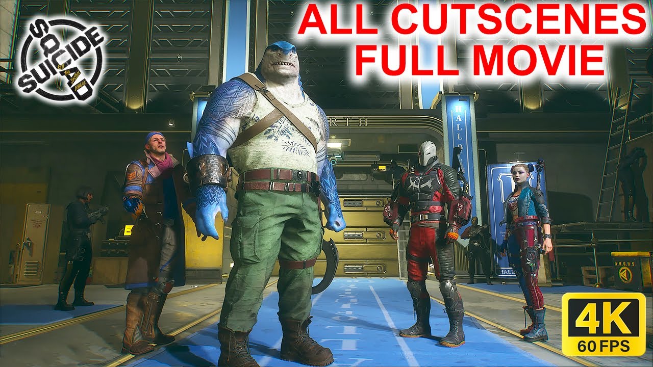 Suicide Squad: Kill The Justice League All Cutscenes Full Movie 4K 60 ...