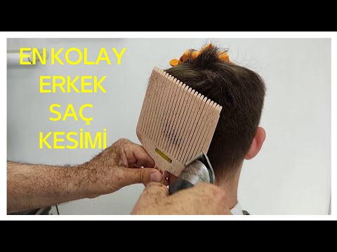 En kolay erkek saç kesimi