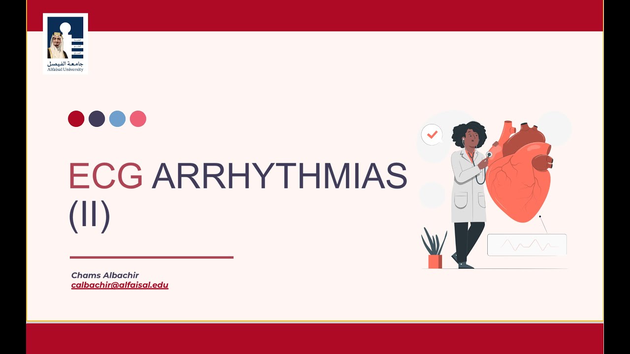 Arrhythmias | Chams Albachir | CVP 112 PAL review session - YouTube