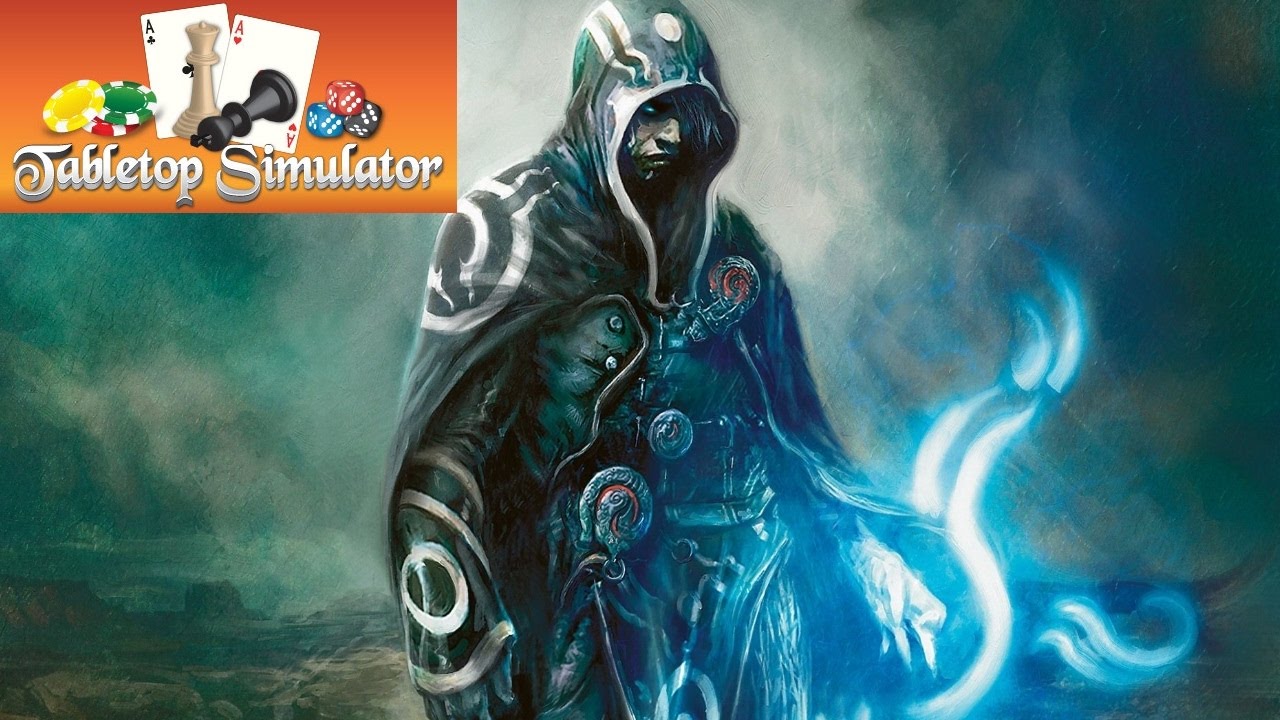 Learning how to play magic the gathering in Tabletop simulator - YouTube