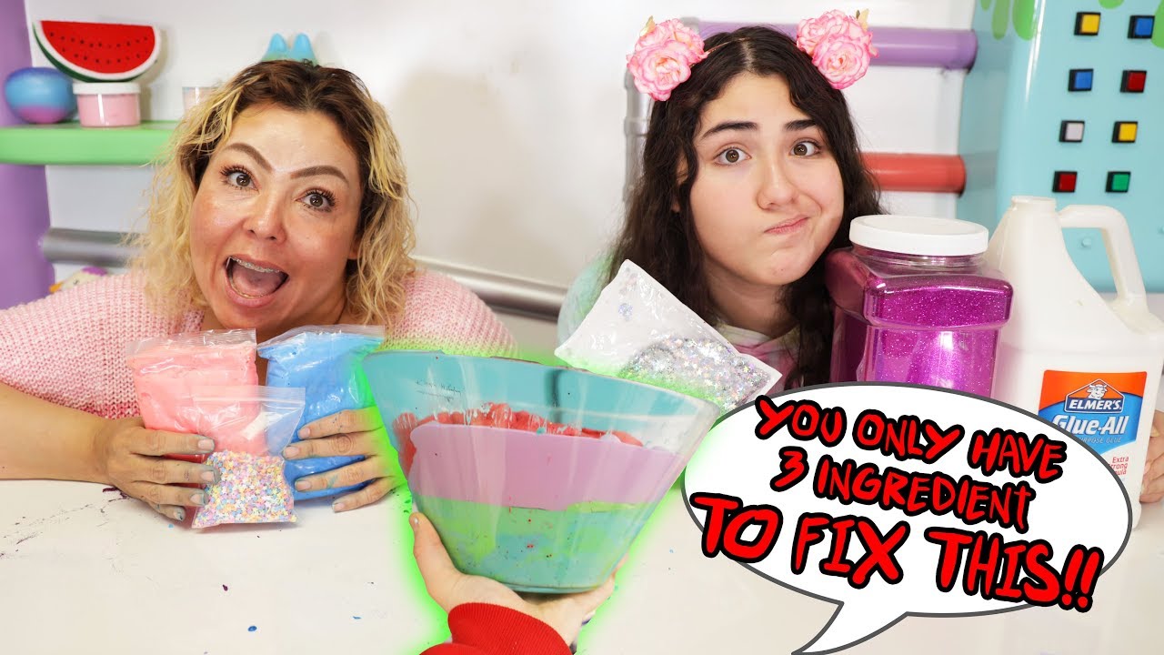 FIX THIS SLIME WITH ONLY 3 INGREDIENTS! Slimeatory #622 - YouTube