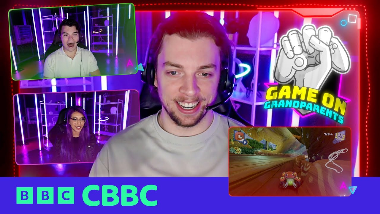 Slogo, Yammy and Jelly battle it out on Team Sonic Racing | CBBC - YouTube