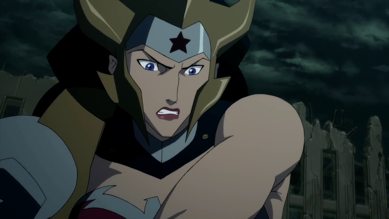 Wonder Woman kills Billy Batson (Shazam) - Flashpoint Paradox - YouTube