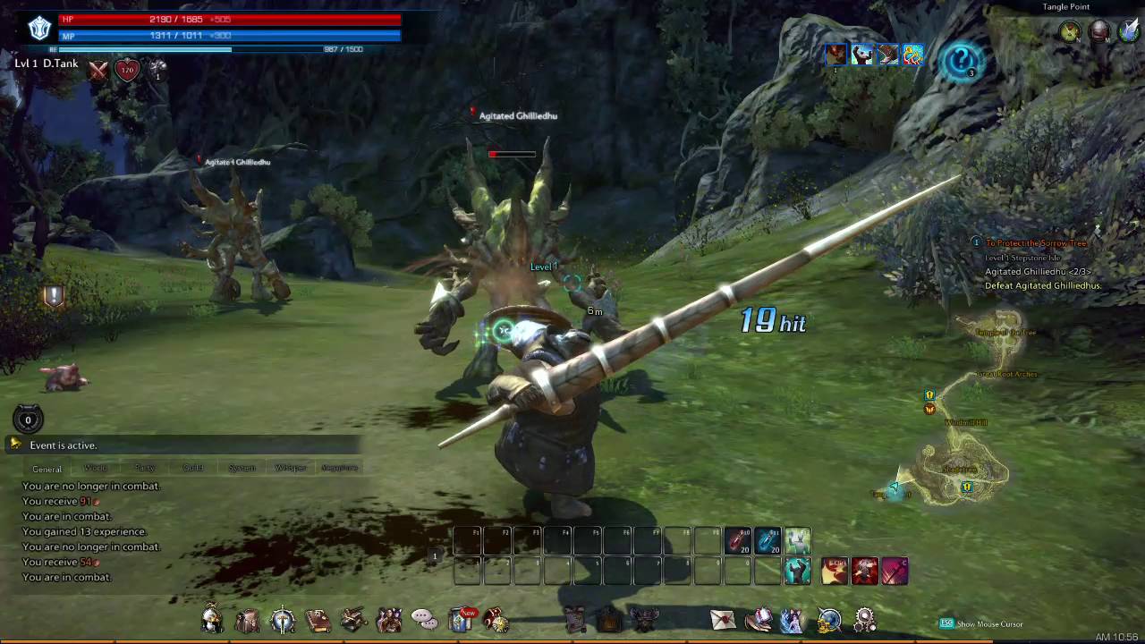 TERA Tank (beginning level) - YouTube