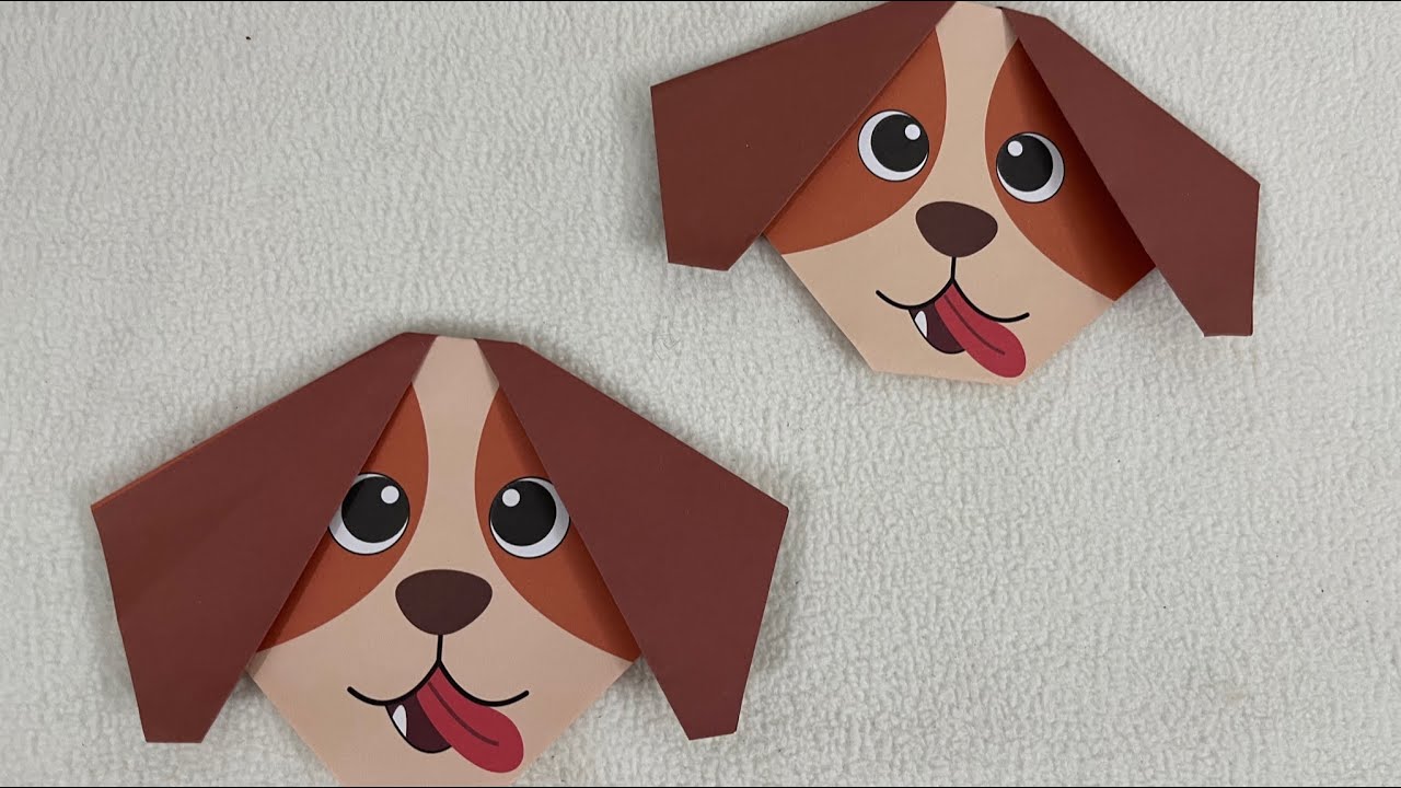 How to make paper dog | origami paper #origami #craft - YouTube