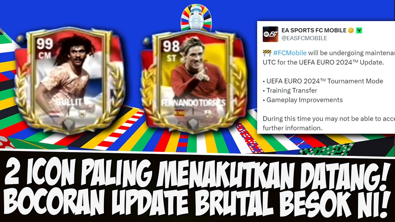 2 ICON PALING DITAKUTI! BOCORAN UPDATE BRUTAL BESOK INI EVENT EURO ...