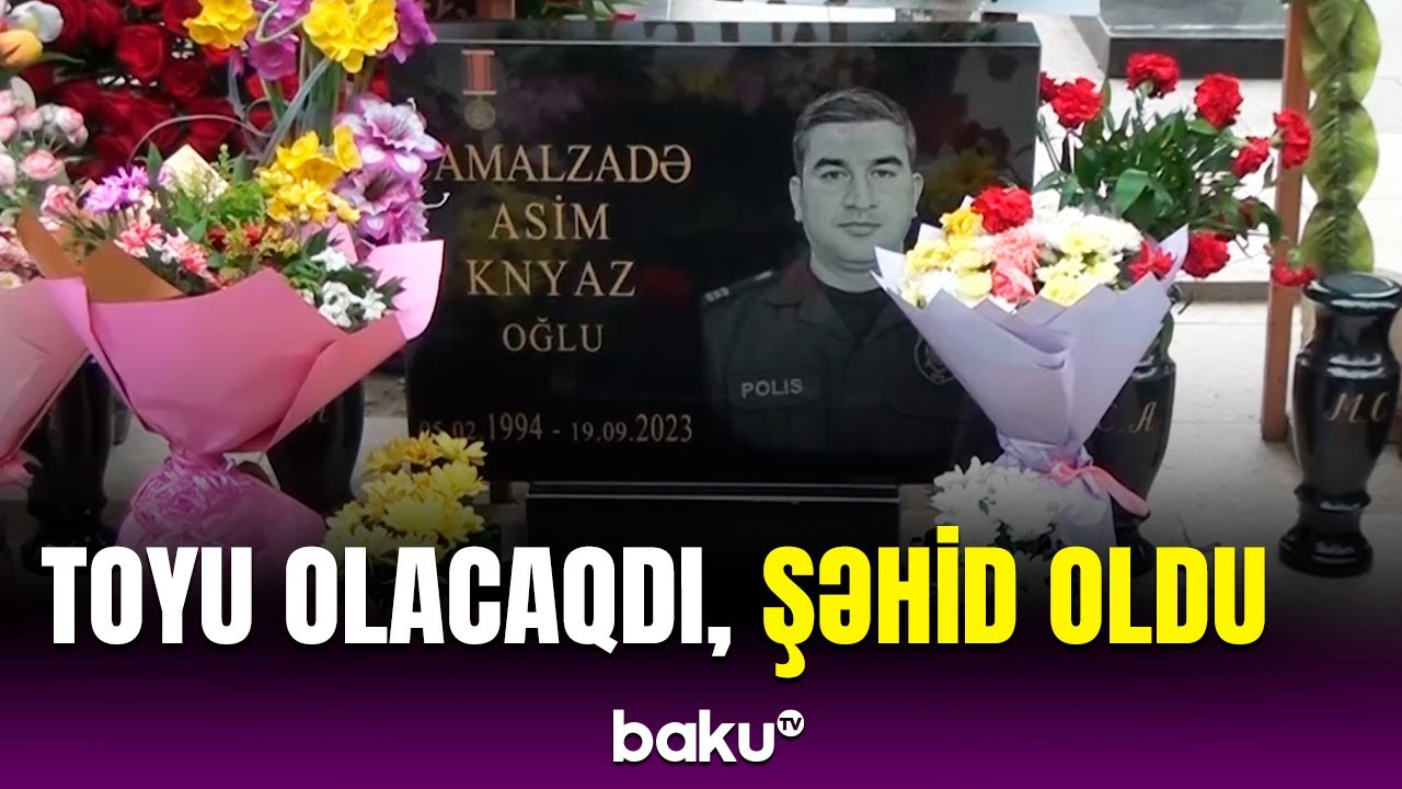 Şəhid polis Asim Camalzadənin anası fəryad etdi | Arzularım var idi ...