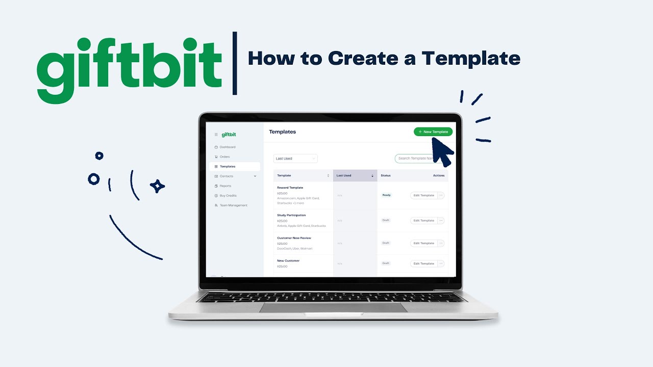 Giftbit Demo: How to Create a Template - YouTube