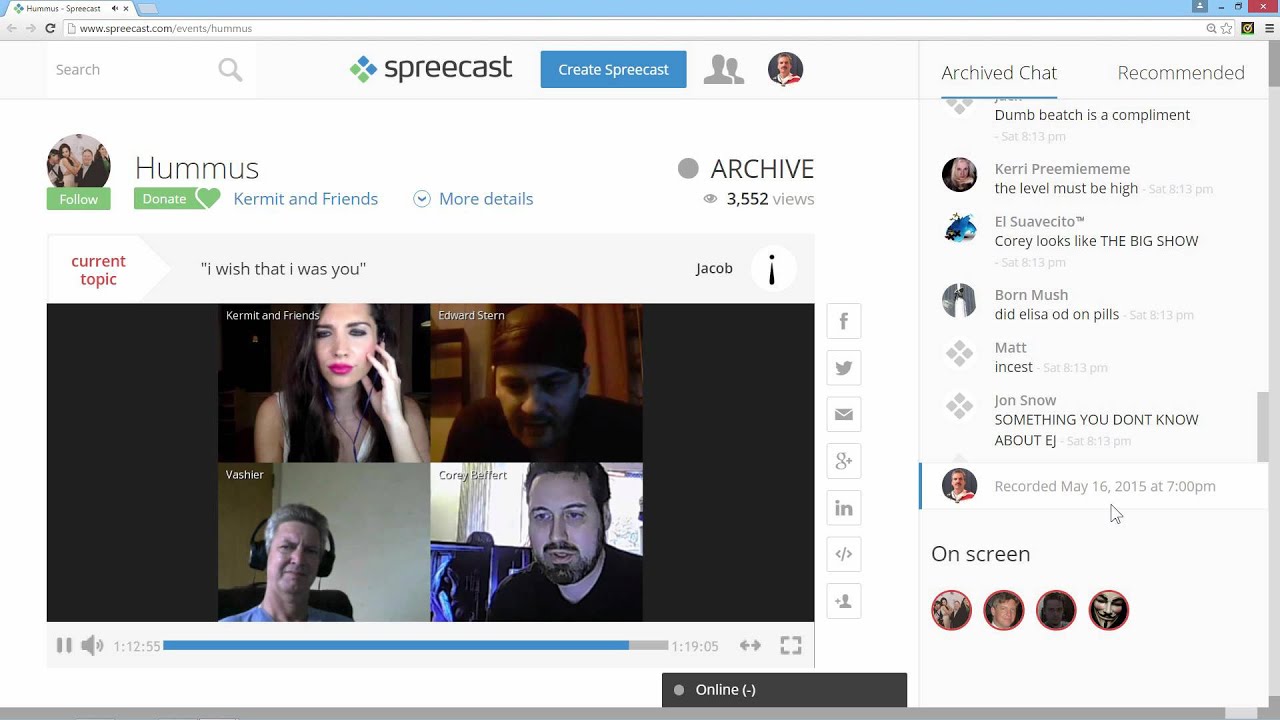 Corey Beffert Slandered Honest Frank on Elisa Jordana Kermit and ...