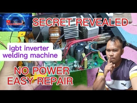 NO POWER IGBT INVERTER WELDING MACHINE REPAIR TIPS AND TRICKS 