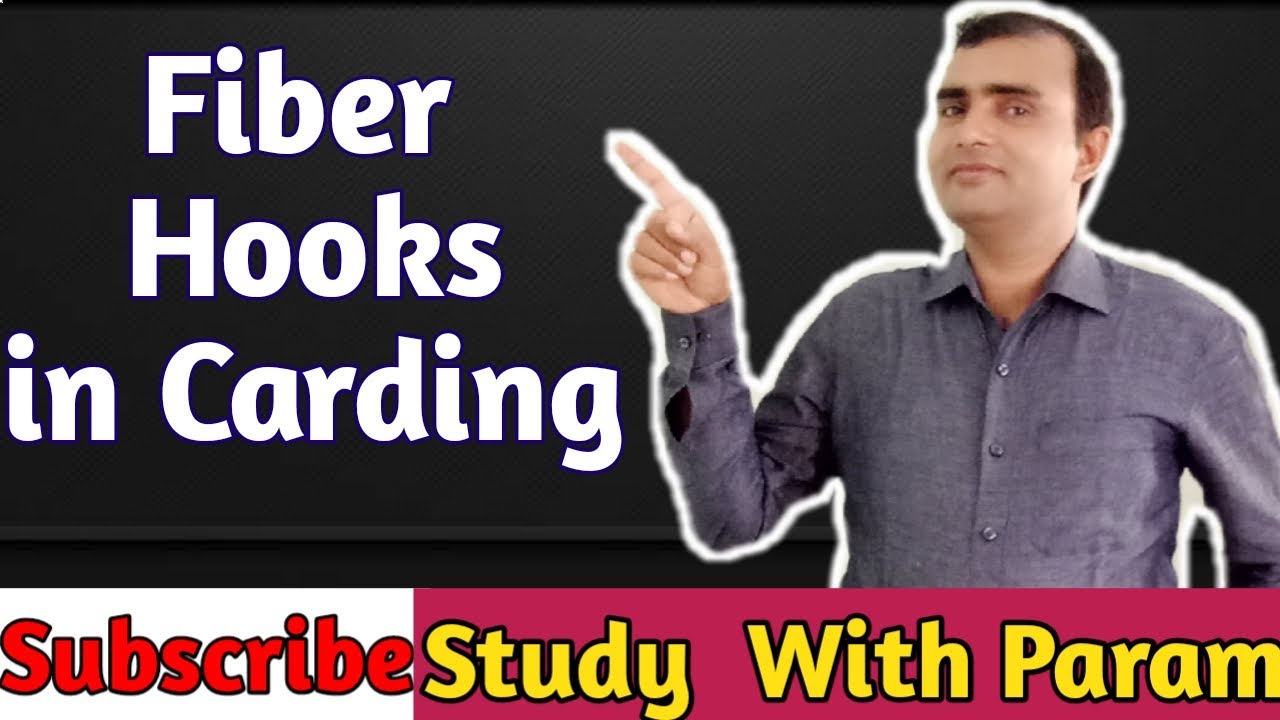 FIBER HOOKS IN CARDING || CARDING SLIVER HOOKS || STUDY WITH PARAM ...