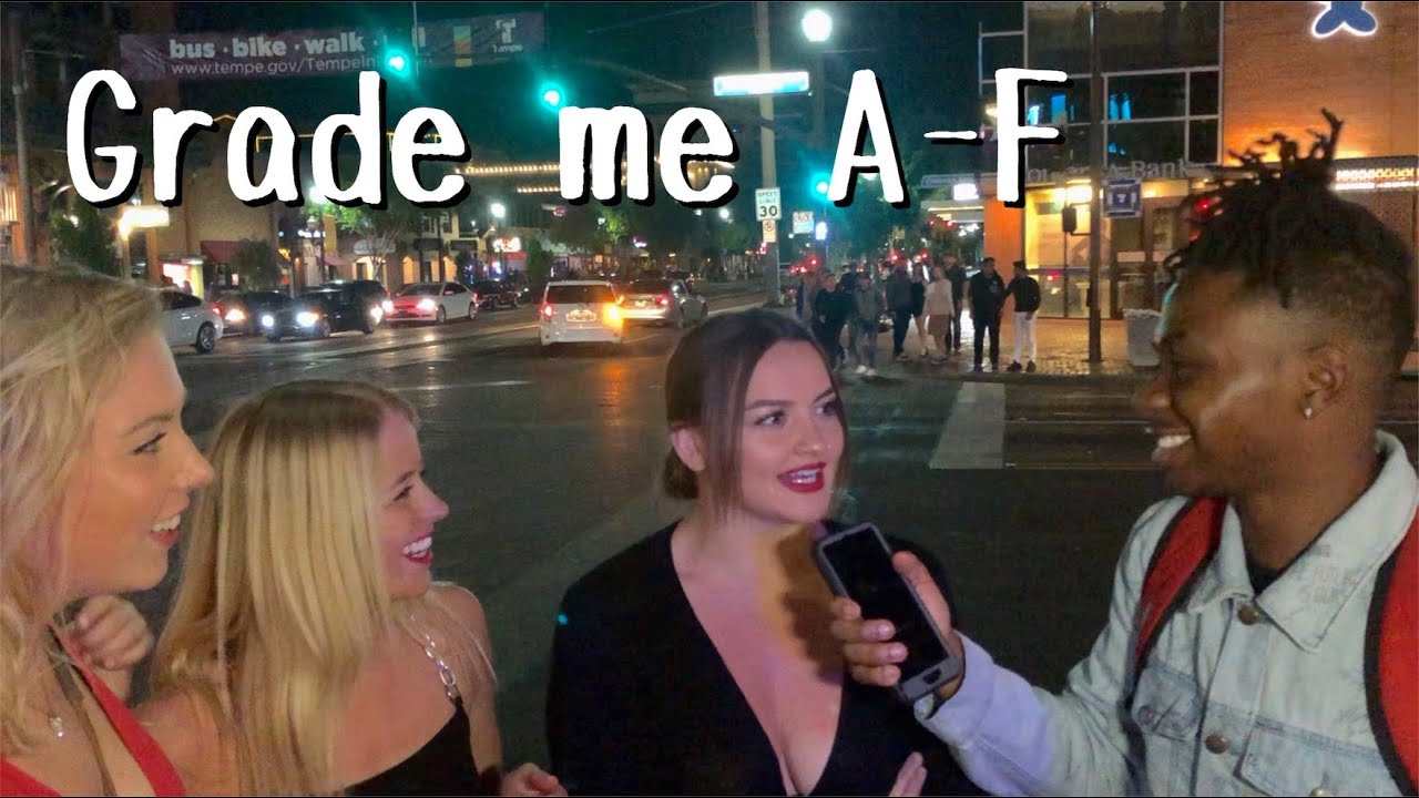 Grade Me A Through F 😍 Public Interview - YouTube
