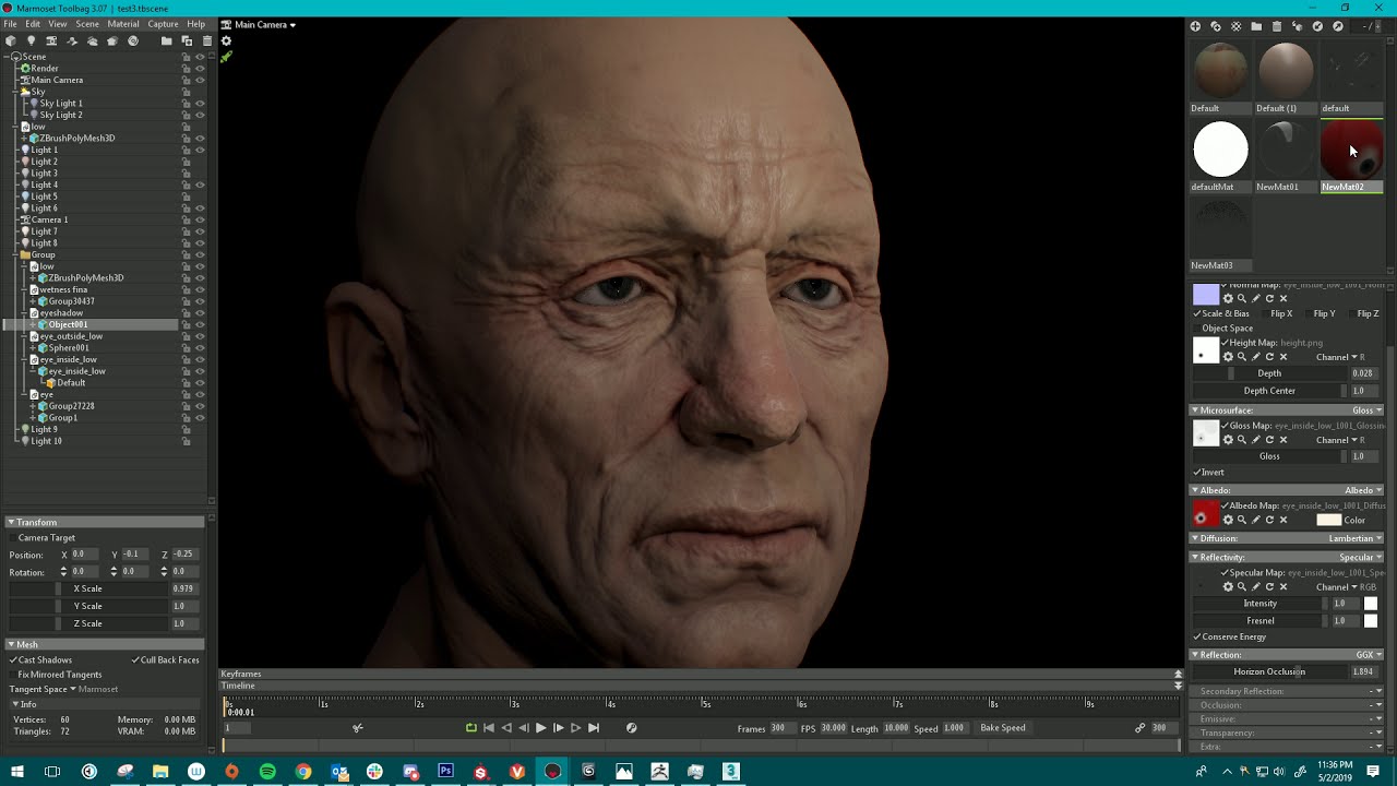 Male Portrait Test - YouTube