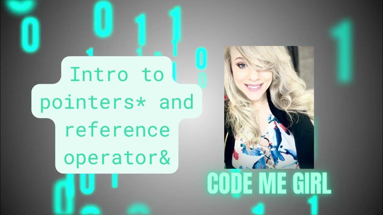 Introduction to pointers* and & reference operator. How to create a pointer in C++. Intro to ...