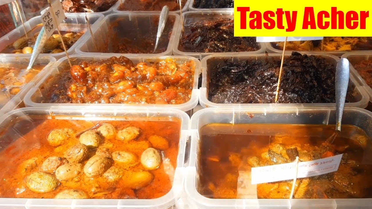 Tasty Acher-At the Present Time, Food Vendors Wala Selling Lot Of Yummy ...