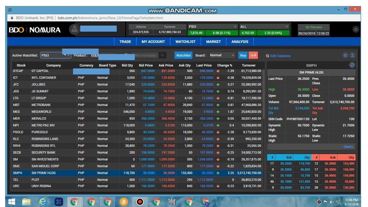 BDO NOMURA: Bumili ng stock gamit ang indicator, order size, etc ...