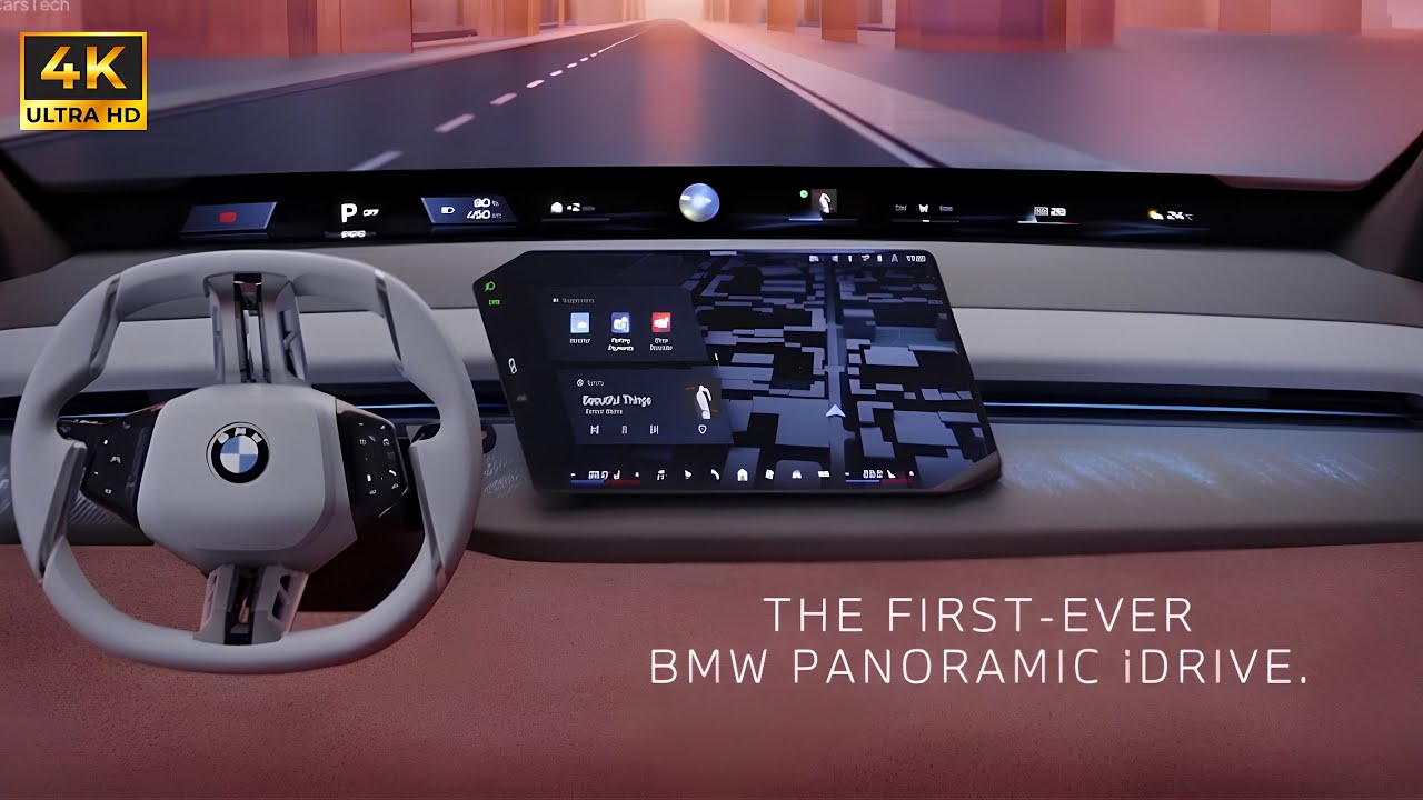 BMW's New Smart Panoramic iDrive Cockpit - Launch Event - YouTube