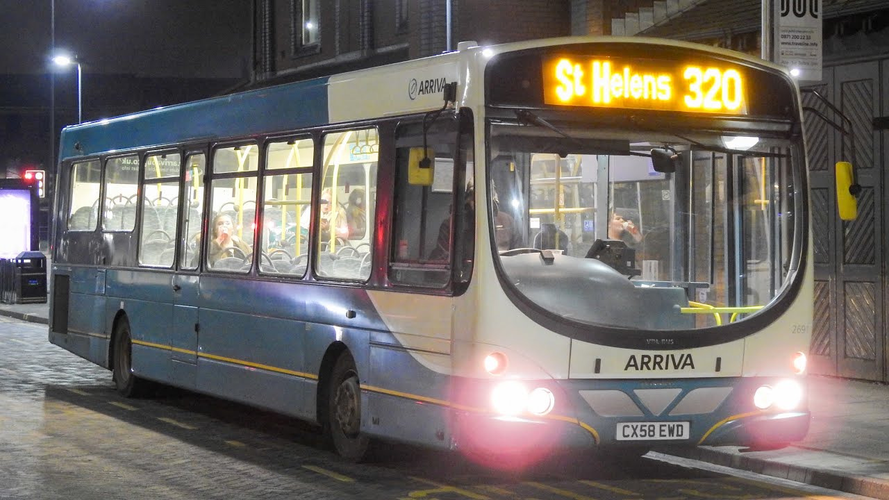 Arriva Merseyside Wright Pulsar VDL SB200 2691 CX58 EWD - YouTube