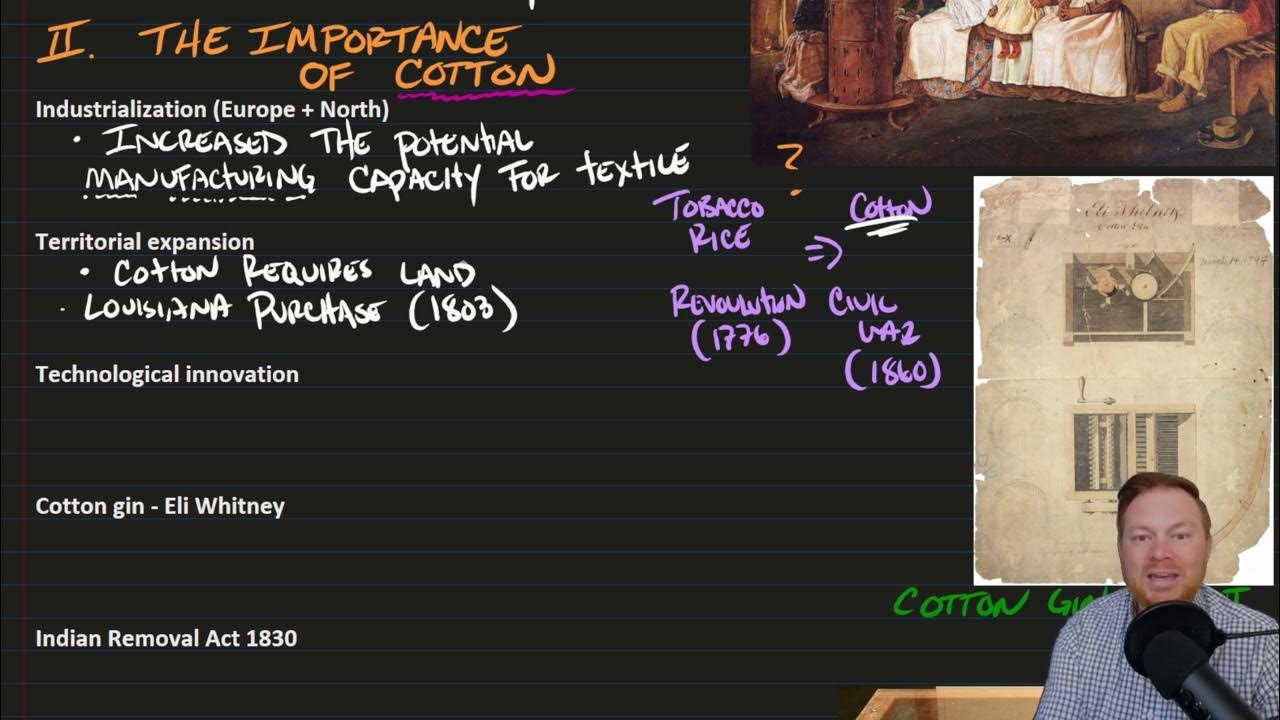 American YAWP - Chapter 11 - The Cotton Revolution - YouTube