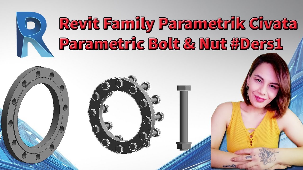 Revit Family Civata & Somun - Revit Family Bolt & Nut #Ders1 - YouTube