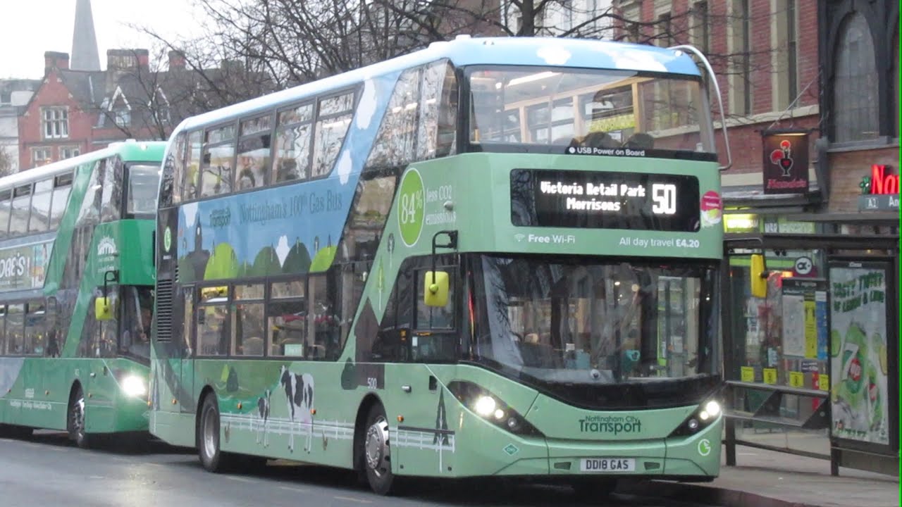 Evening Buses at Nottingham March 2021 - YouTube
