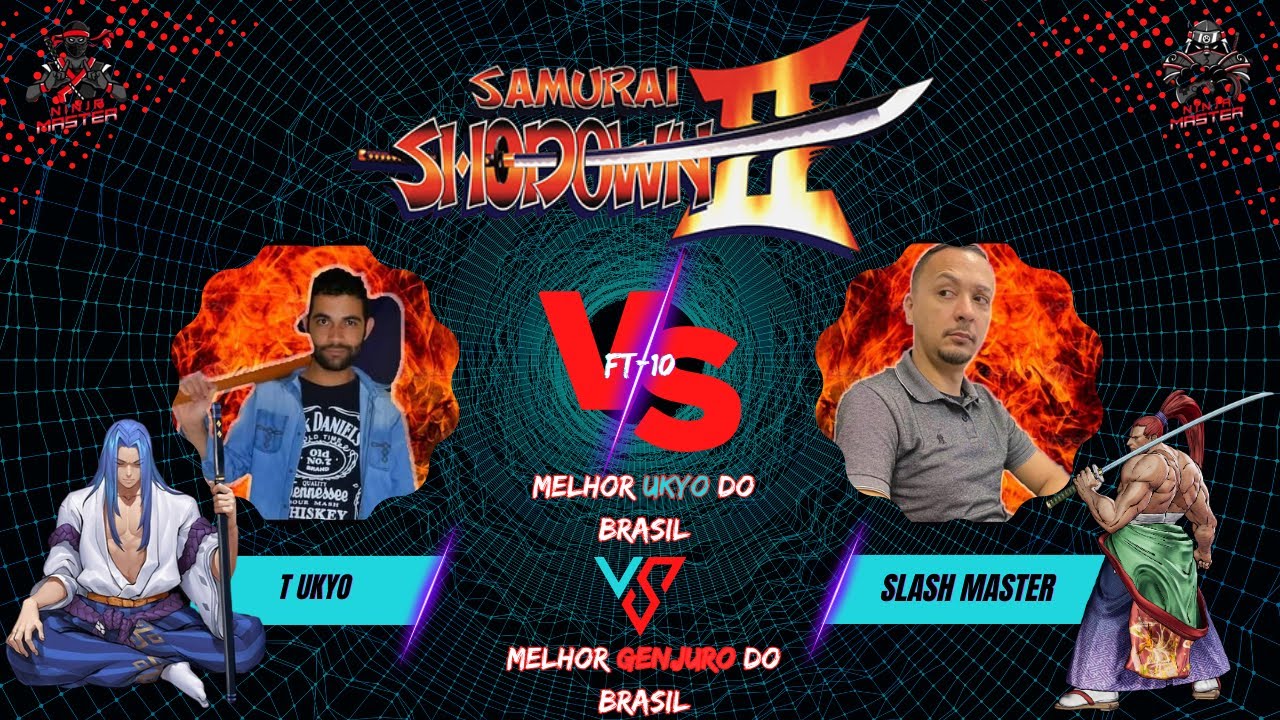 T Ukyo 🆚 Slash Master - Samurai Shodown II / Shin Samurai Spirits ...